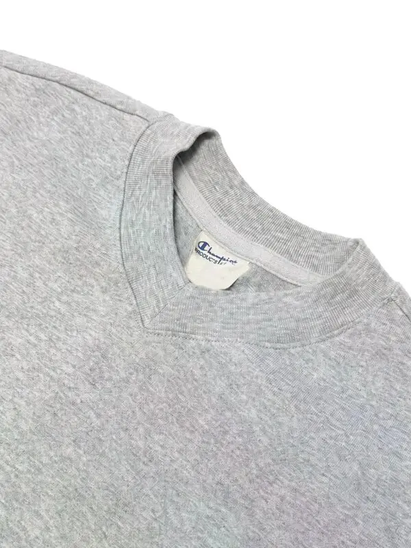 Champion V-neck Logo-patch Sweatshirt