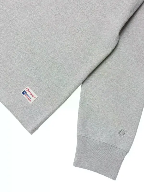 Champion V-neck Logo-patch Sweatshirt