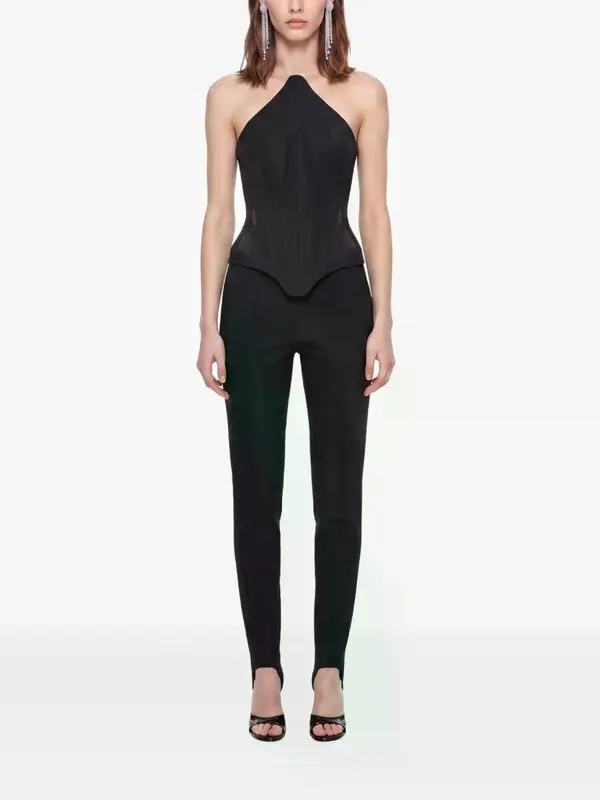 MUGLER Stirrup-cuff Slim-fit Trousers