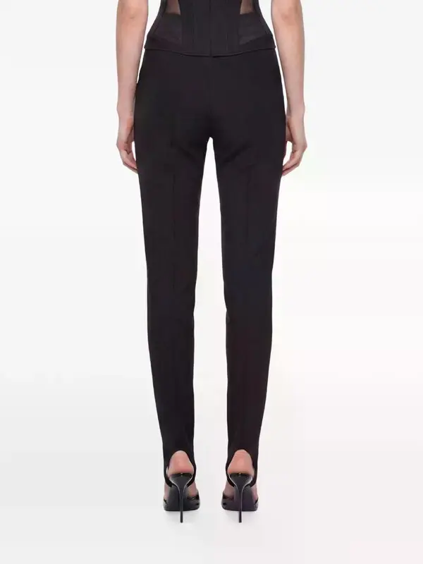 MUGLER Stirrup-cuff Slim-fit Trousers