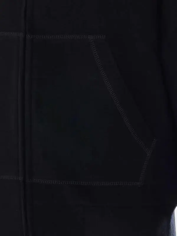 CIRCOLO 1901 Zip-up Wool Hoodie - Black
