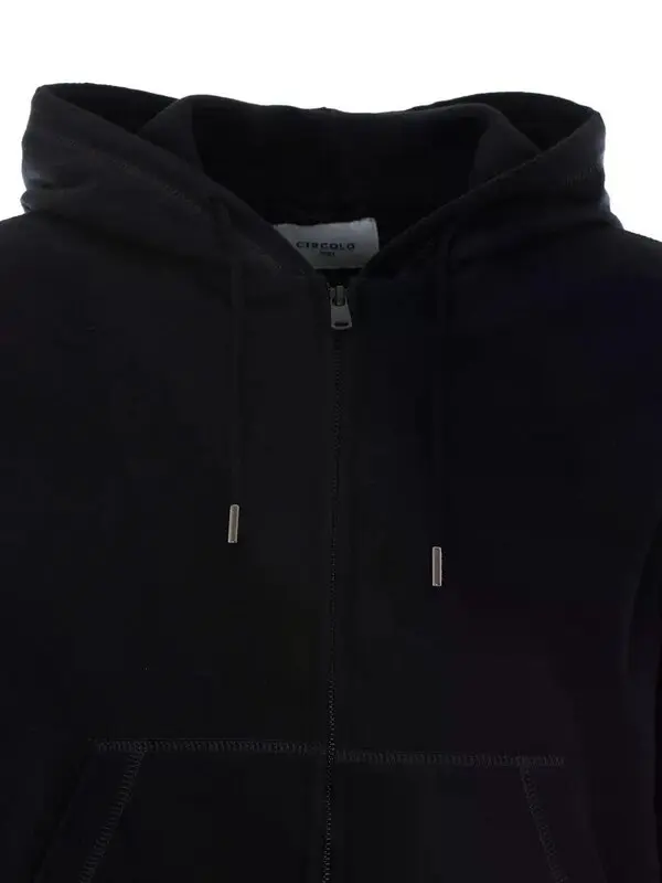 CIRCOLO 1901 Zip-up Wool Hoodie