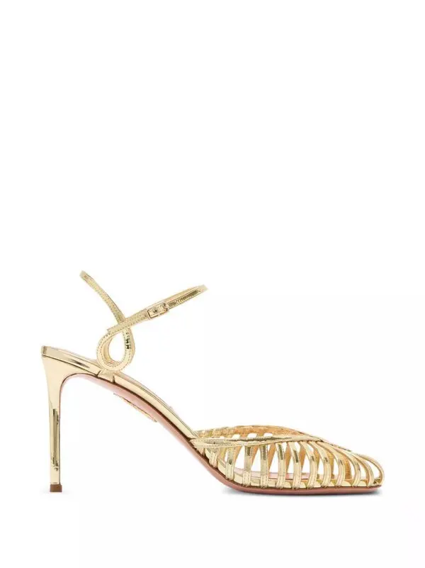 AQUAZZURA Sweet Surrender Pumps 85 - Gold