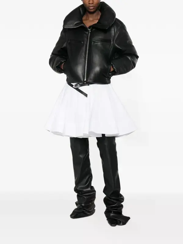 Alexander Wang Funnel-neck Padded Jacket - Black