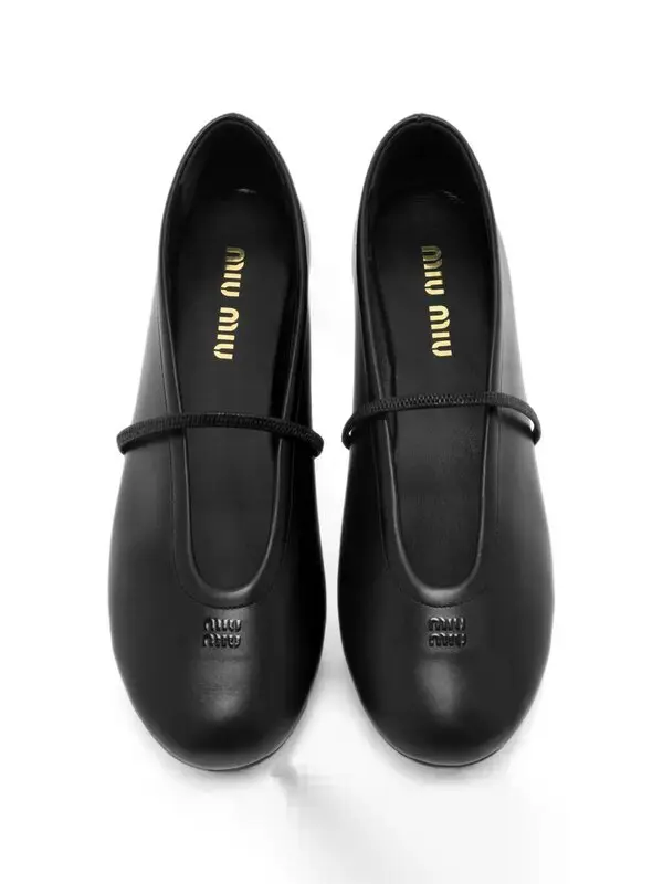 Miu Miu Elasticated-strap Ballet Flats