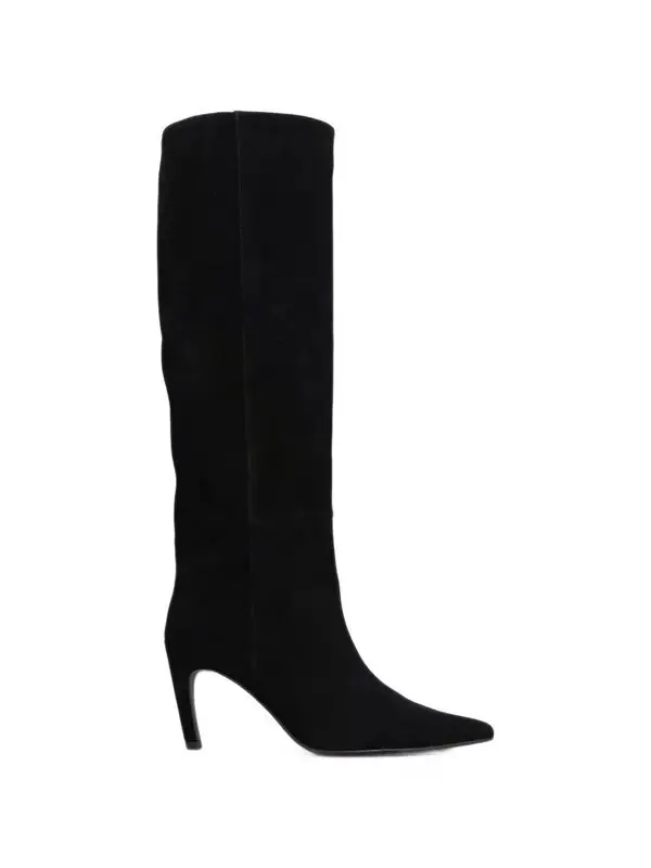 Lola Cruz Elizabeth 85 Knee-high Stiletto Boots - Black