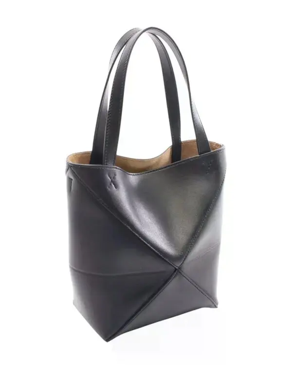 Loewe 2010-2026 Mini Calfskin Puzzle Fold Tote Satchel