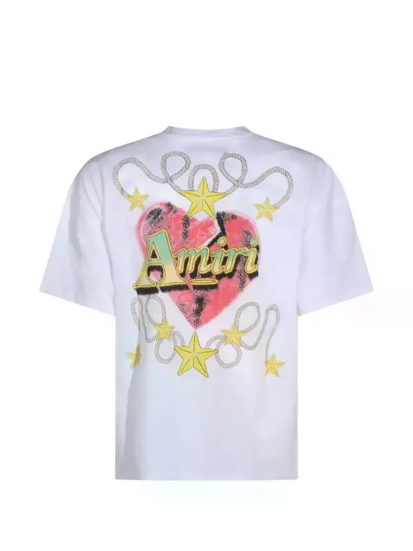 Amiri Heart Logo-print T-shirt - White