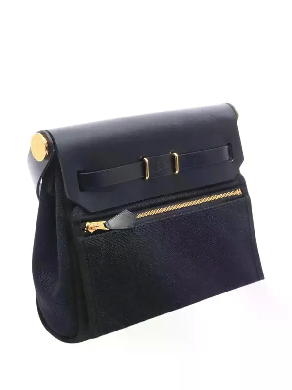 Hermès Herbag Zip 20 Crossbody Bag - Black
