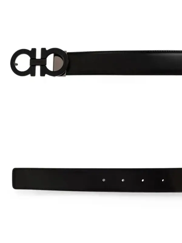 FERRAGAMO Reversible And Adjustable Gancini Belt