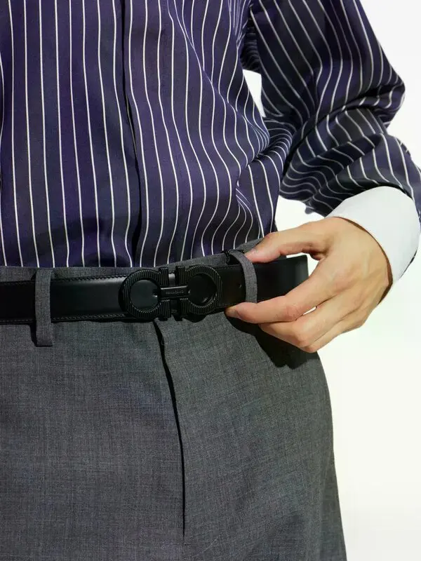 FERRAGAMO Reversible Leather Belt