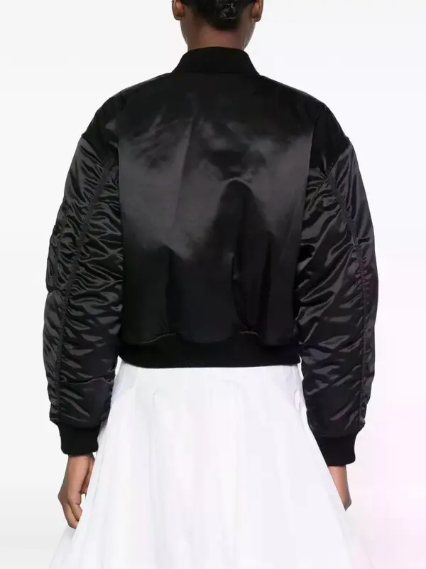 Alexander Wang Satin-finish Bomber Jacket