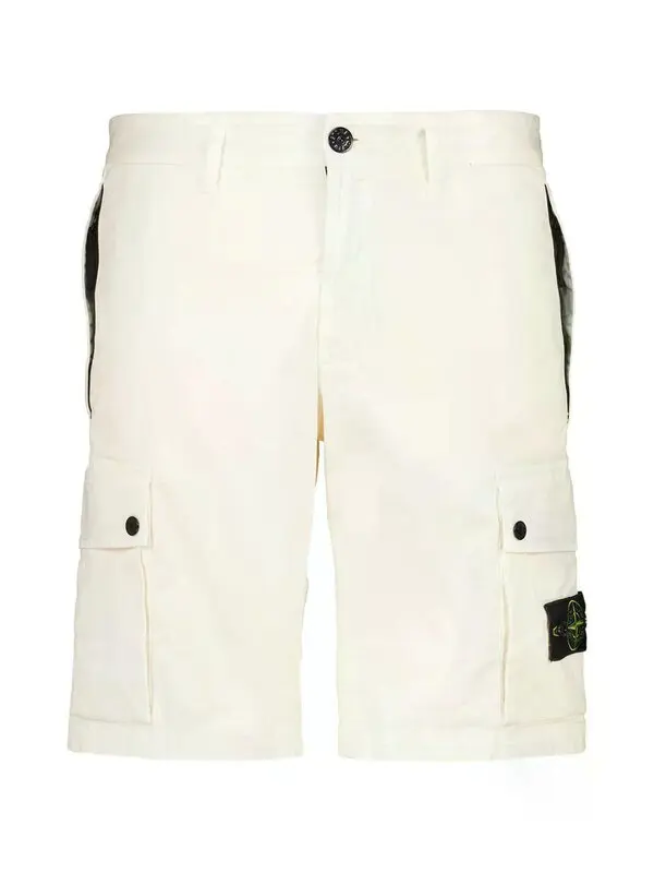 Stone Island Stretch Twill Cargo Shorts