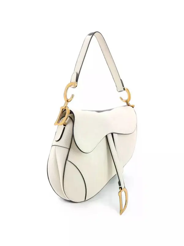 Dior Saddle Handbag Leather Medium Shoulder Bag