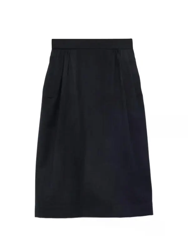 VIVIENNE WESTWOOD Pleat Detail Midi Skirt - Blue