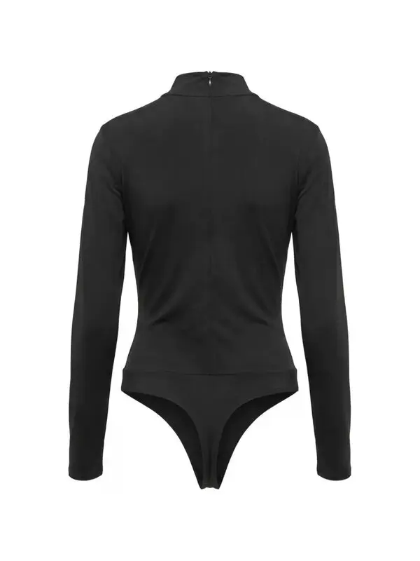NISSA Long Sleeve Bodysuit With Twist Detail