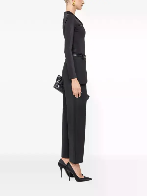 NISSA Twist Detail Long Sleeve Bodysuit