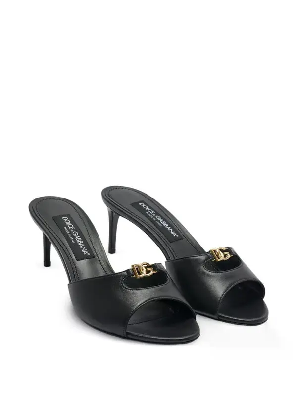 Dolce & Gabbana Dg Logo Cutout Mules
