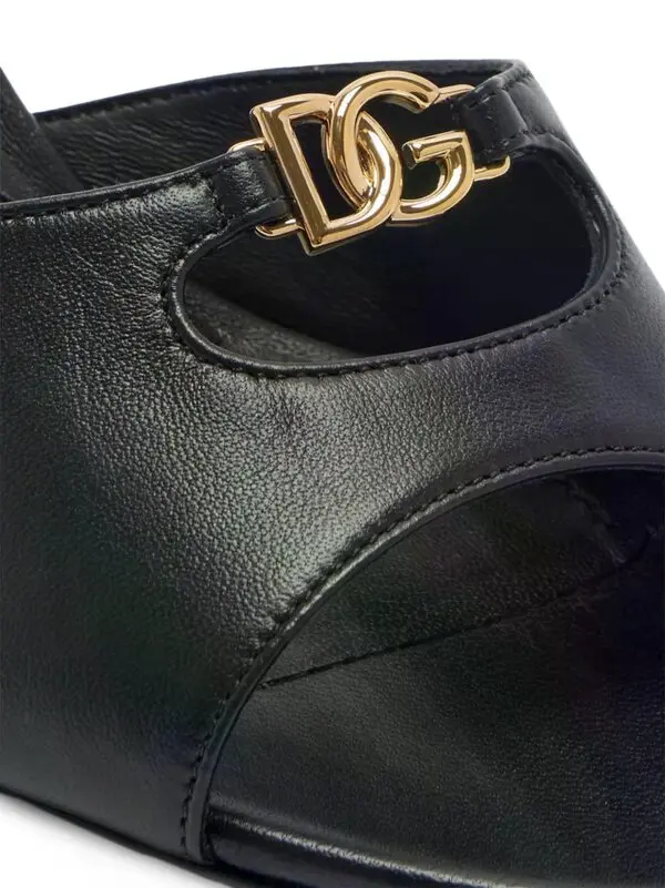 Dolce & Gabbana Dg Logo Cutout Mules