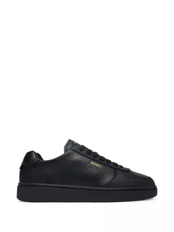 BOSS Logo-print Panelled Sneakers - Black