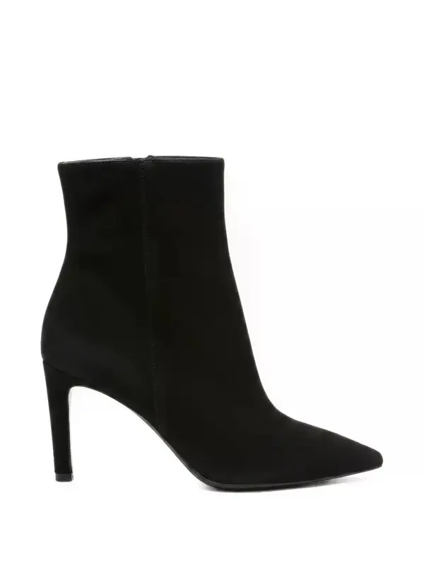 JIMMY CHOO Frankie Suede Ankle Boots - Black