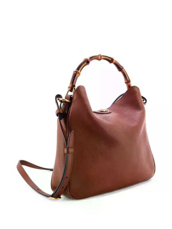 Gucci Diana Nm Bamboo Leather Medium Shoulder Bag