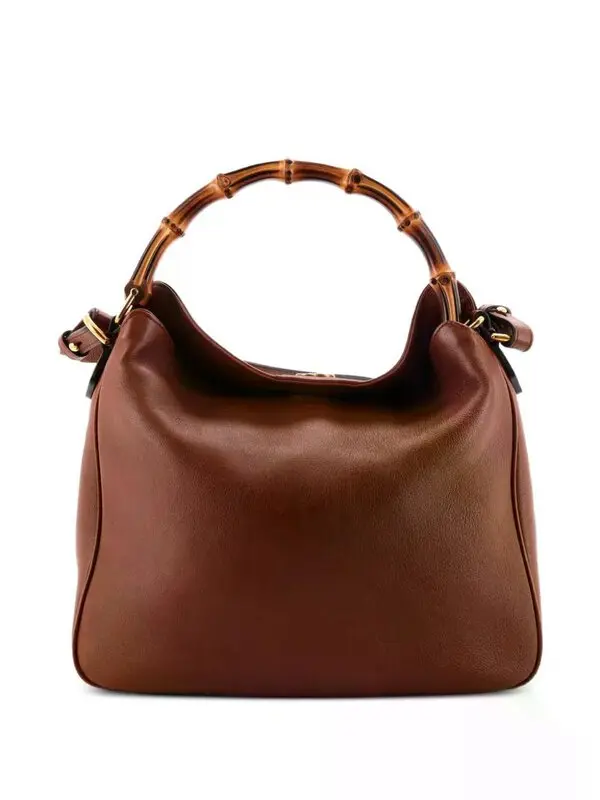 Gucci Diana Nm Bamboo Leather Shoulder Bag - Brown