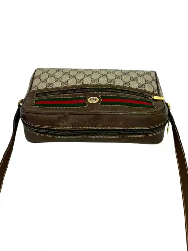Gucci 1970-1990 Gg Supreme Web Crossbody Bag