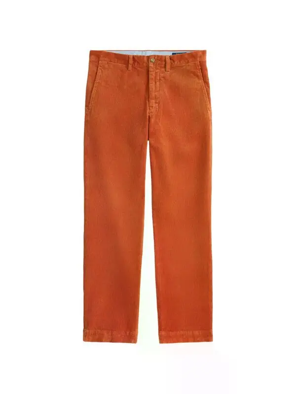 Polo Ralph Lauren Bedford Straight Fit Corduroy Trousers - Orange
