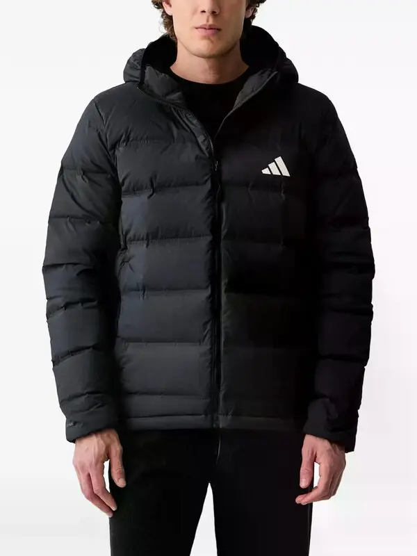 Adidas Hooded Padded Jacket With Logo Detail