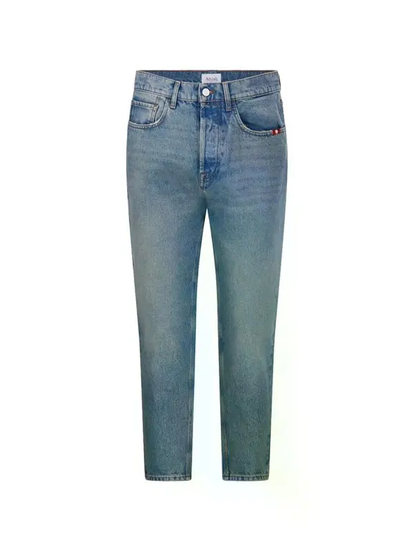 AMISH SUPPLIES Jeremiah Washed Cropped Jeans - Blue