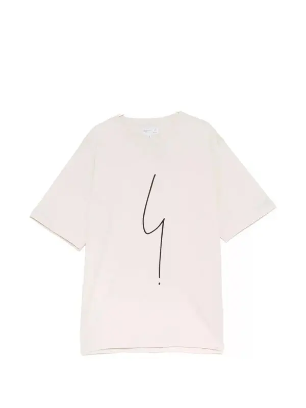 AGNES B. Point D Ironie T-shirt - Neutrals