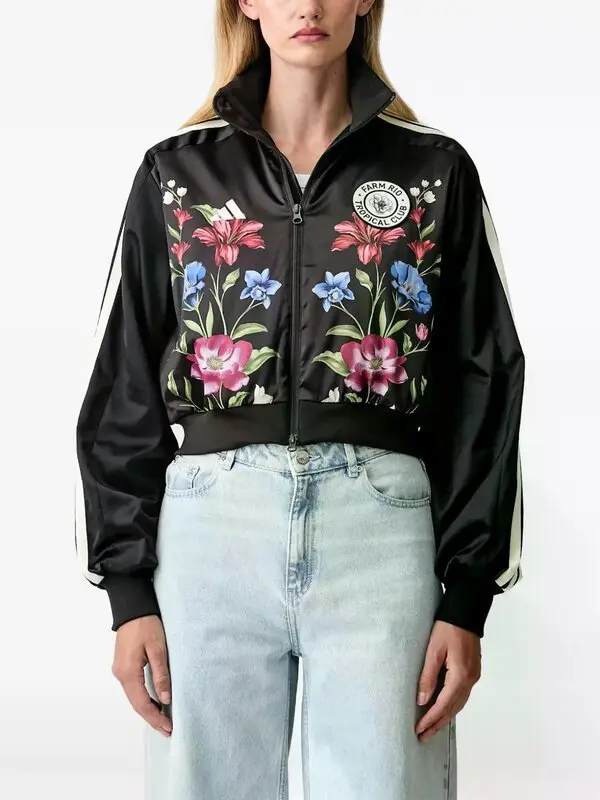Adidas X Farm Floral Print Track Jacket