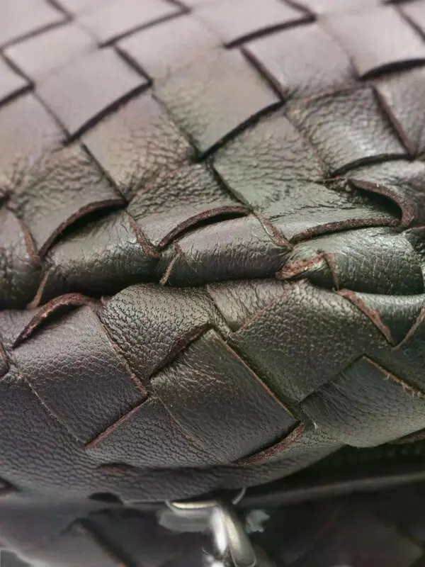 Bottega Veneta 2010s Intrecciato Chain Shoulder Bag