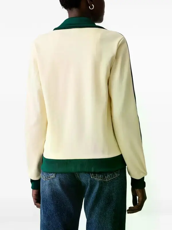 Adidas Logo-embroidered Striped Track Jacket