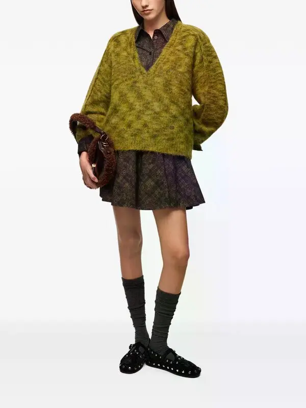 GANNI Jumper In Brushed Mohair