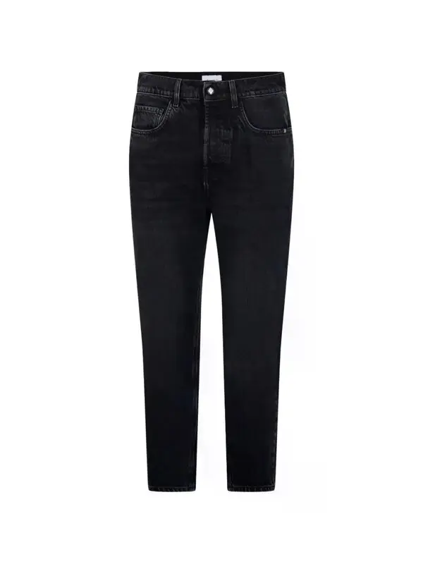 AMISH SUPPLIES Jeremiah Faded Five-pocket Jeans - Black