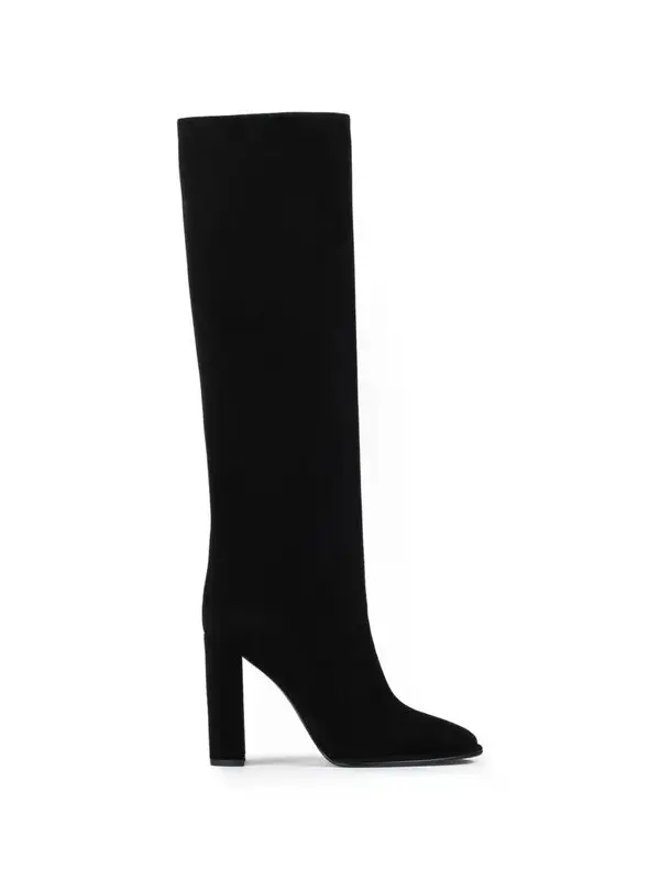 LE SILLA Elsa Suede Knee-high Boots - Black