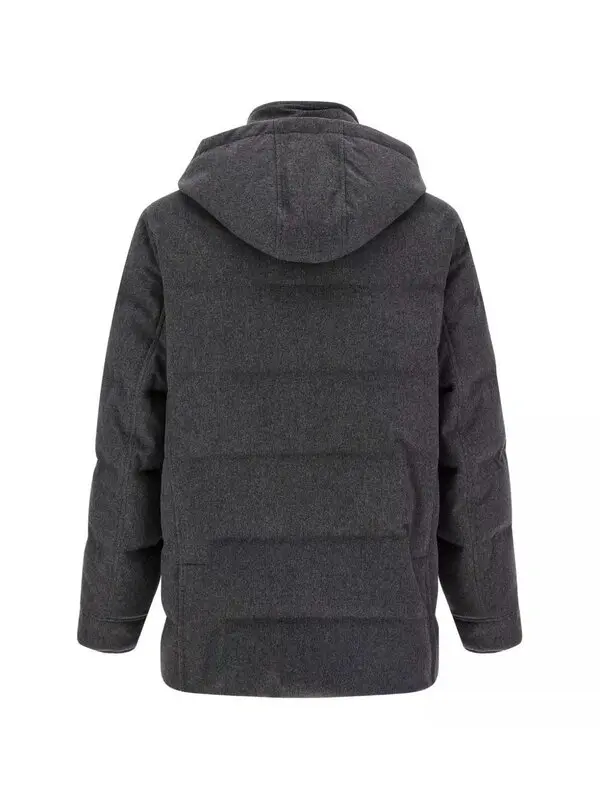 Brunello Cucinelli Quilted Wool Parka