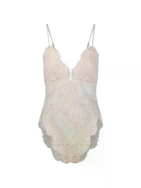 Zimmermann Lace-panelled Camisole Top - Neutrals