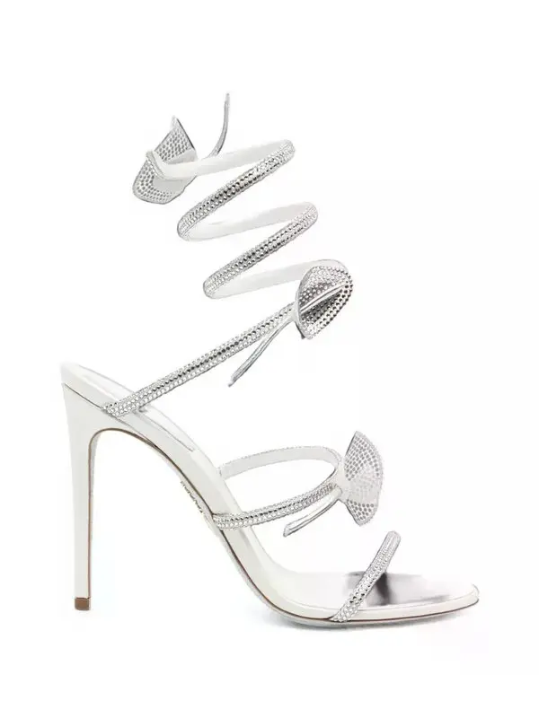 Rene Caovilla 110mm Calliope Sandals - Neutrals
