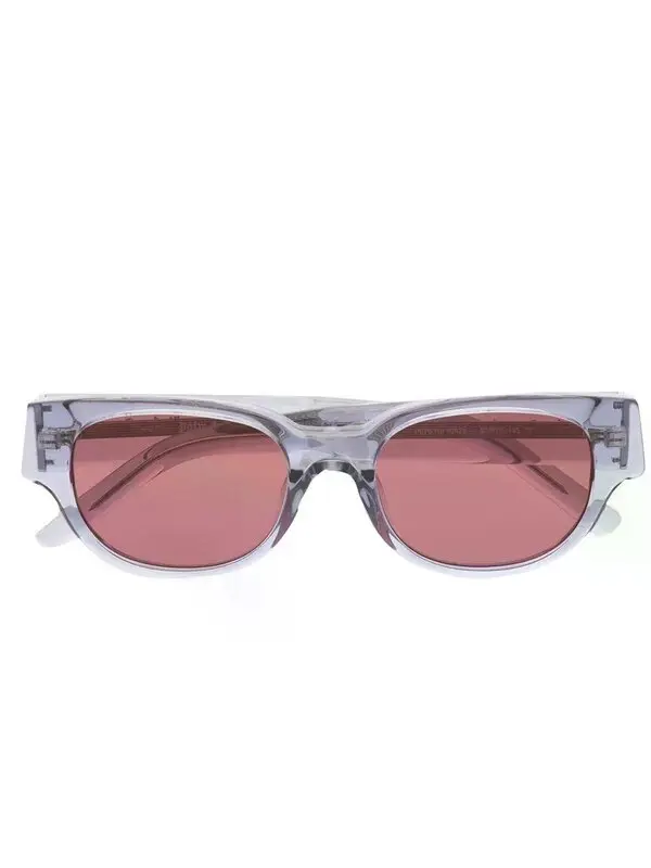 Palm Angels Round-frame Tinted Sunglasses - Grey