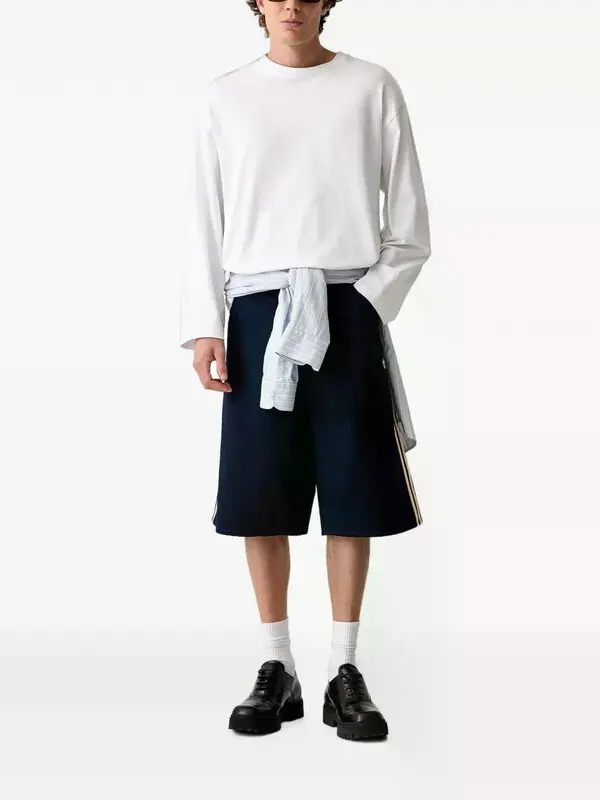 Adidas Firebird Twill Bermuda Shorts - Blue