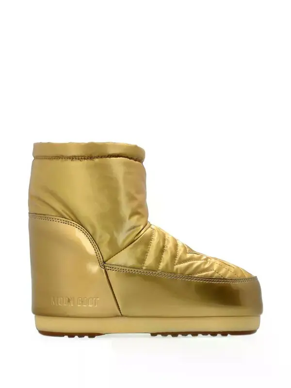 Moon Boot Icon Low Comet Chrome Snow Boots - Gold