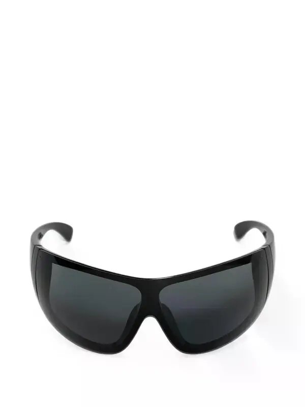 Saint Laurent Geometric Frame Sunglasses - Black