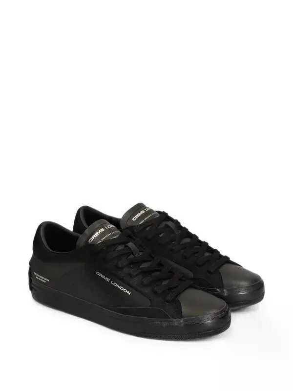 CRIME LONDON Distressed Panelled Sneakers