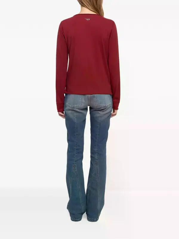 Zadig&Voltaire Strass-embellished Long-sleeve T-shirt