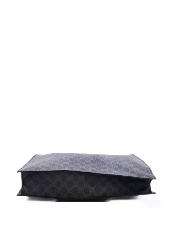 Gucci Convertible Soft Open Gg Coated Canvas Tall Tote Bag
