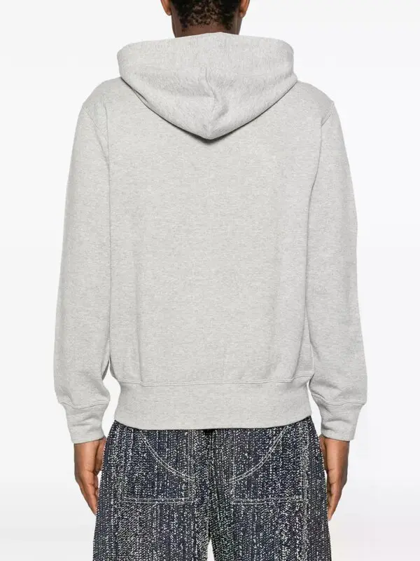 Play Comme Des Garcon Logo-patch Zip-up Hoodie
