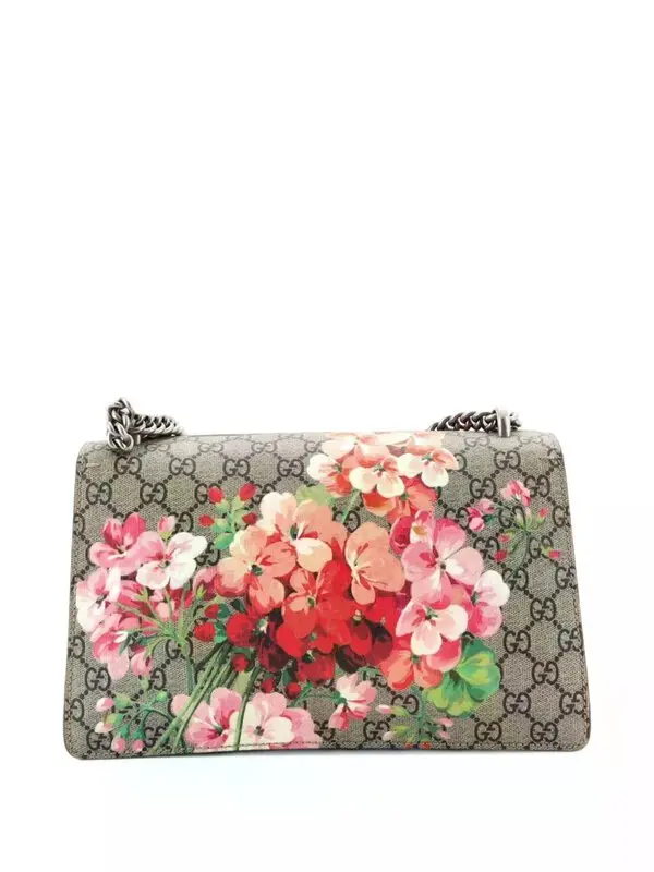 Gucci Dionysus Blooms Print Gg Coated Canvas Small Shoulder Bag